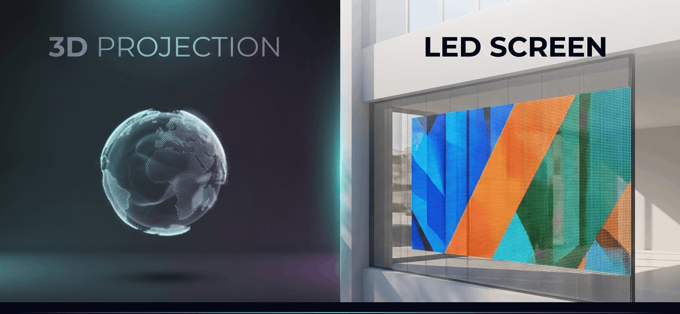 Holographic 3D Projection vs. Transparent LED Screen: The Fast Decision ...